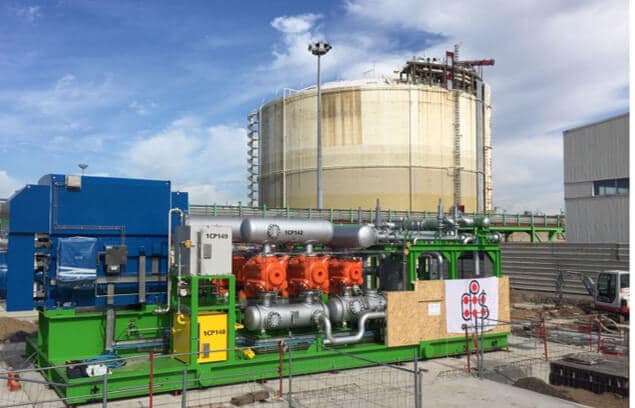 Elengy - LNG Boil off gas compressor - Conpacksys